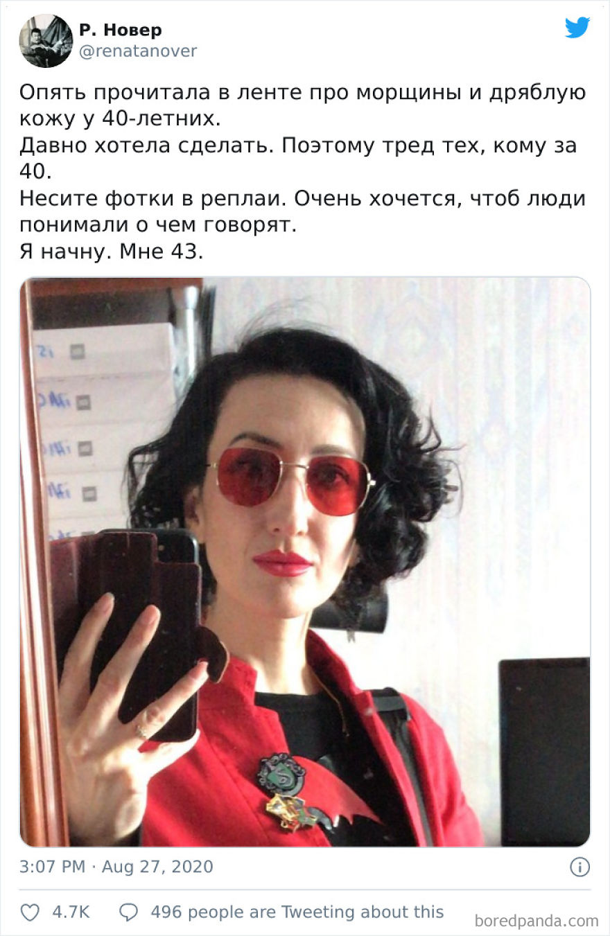 Person asks people over 40 to share their pics to show aging is not ...