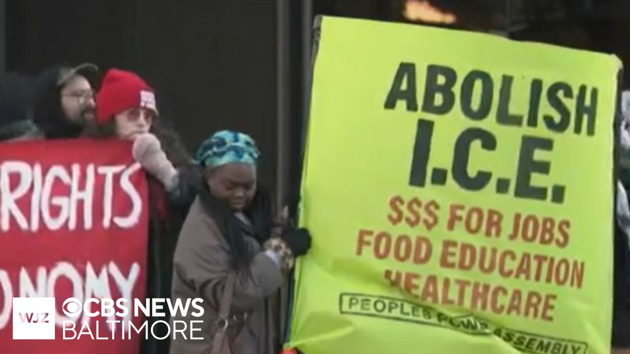 Protesters push state leaders to take action with ICE in Maryland