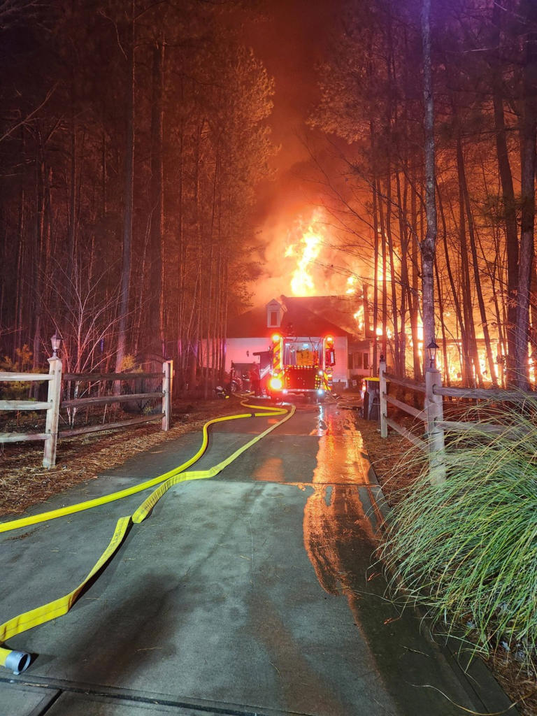 One dead, one hospitalized in fire at NASCAR star Denny Hamlin’s ...