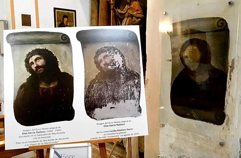 İsa freski ile dünyanın en ünlü restorasyon hatasına imza atan Cecilia ...