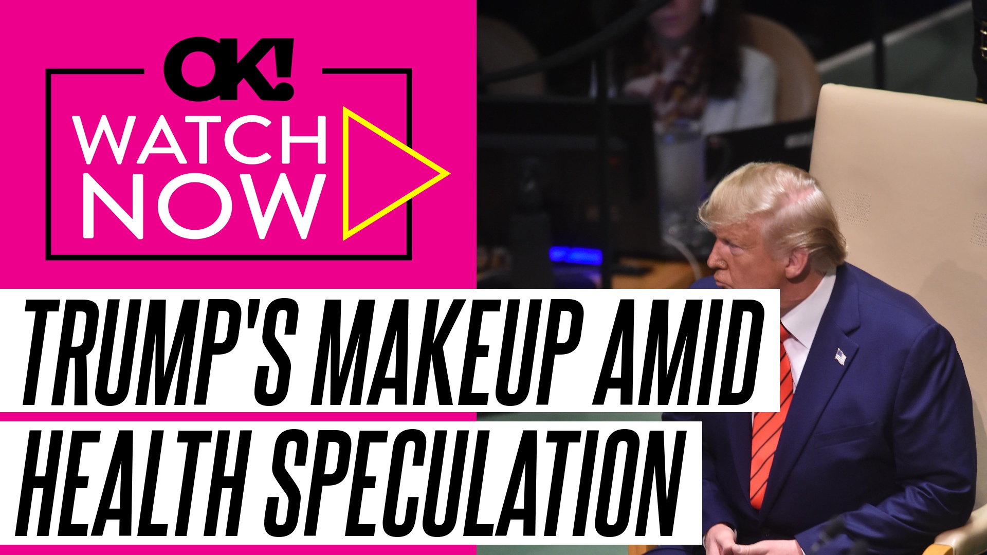 Donald Trump slathers on makeup after being spotted with bruises on ...