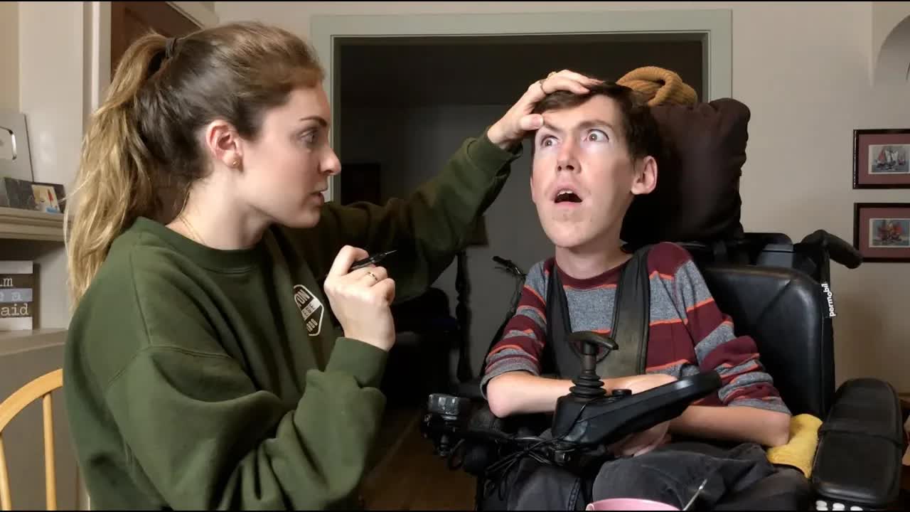 Shane gets a makeup makeover