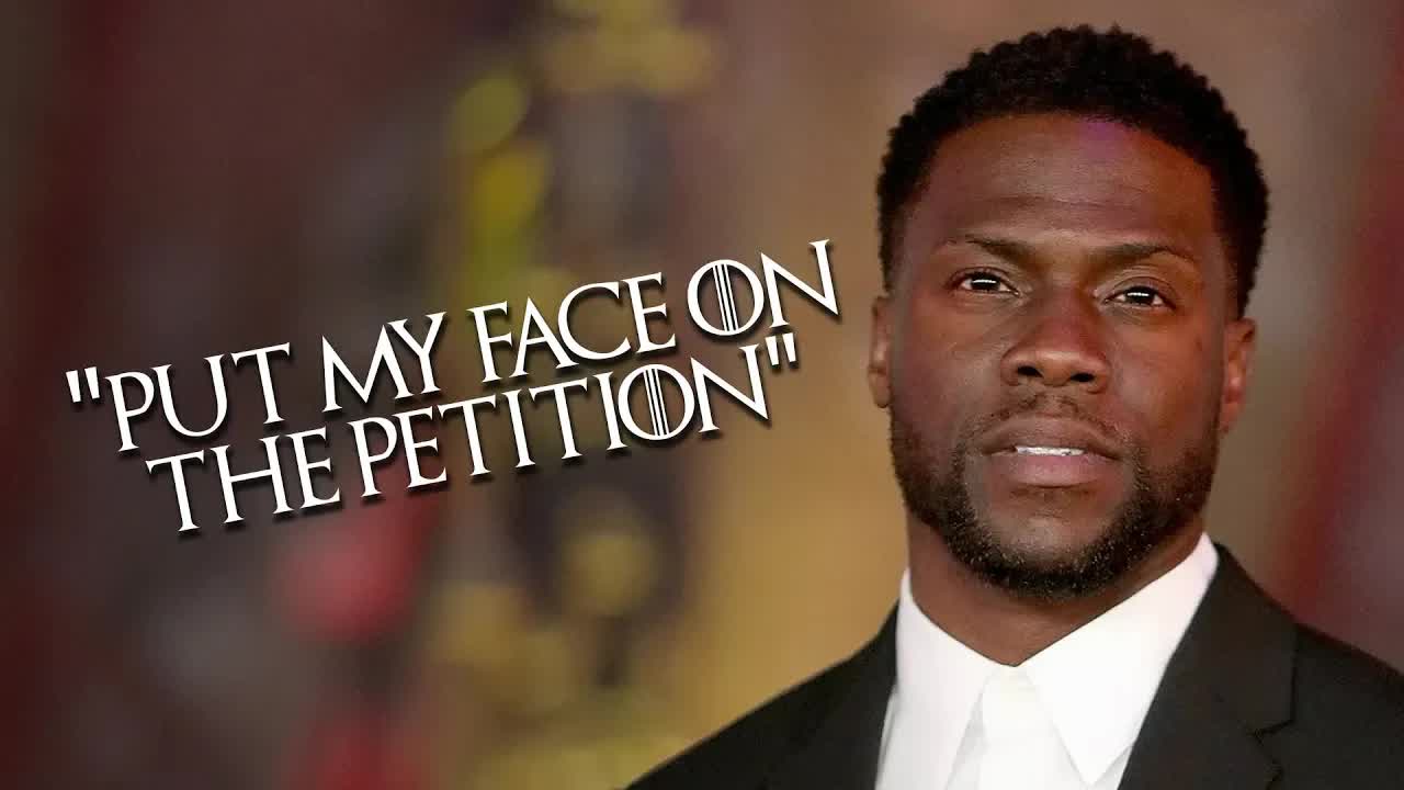 Kevin Hart reacts to the Game of Thrones season 8 ending & HBO taking ...