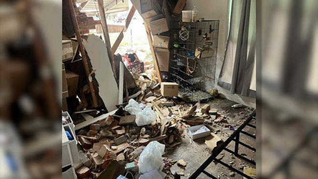 Car crashes into Abilene home, narrowly missing family members asleep ...