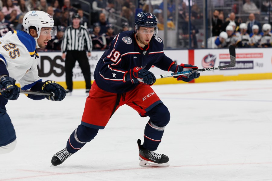 Blue Jackets forward Yegor Chinakhov traded to Penguins