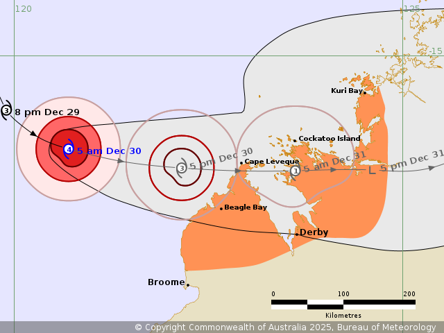Western Australia braces for Tropical Cyclone Hayley