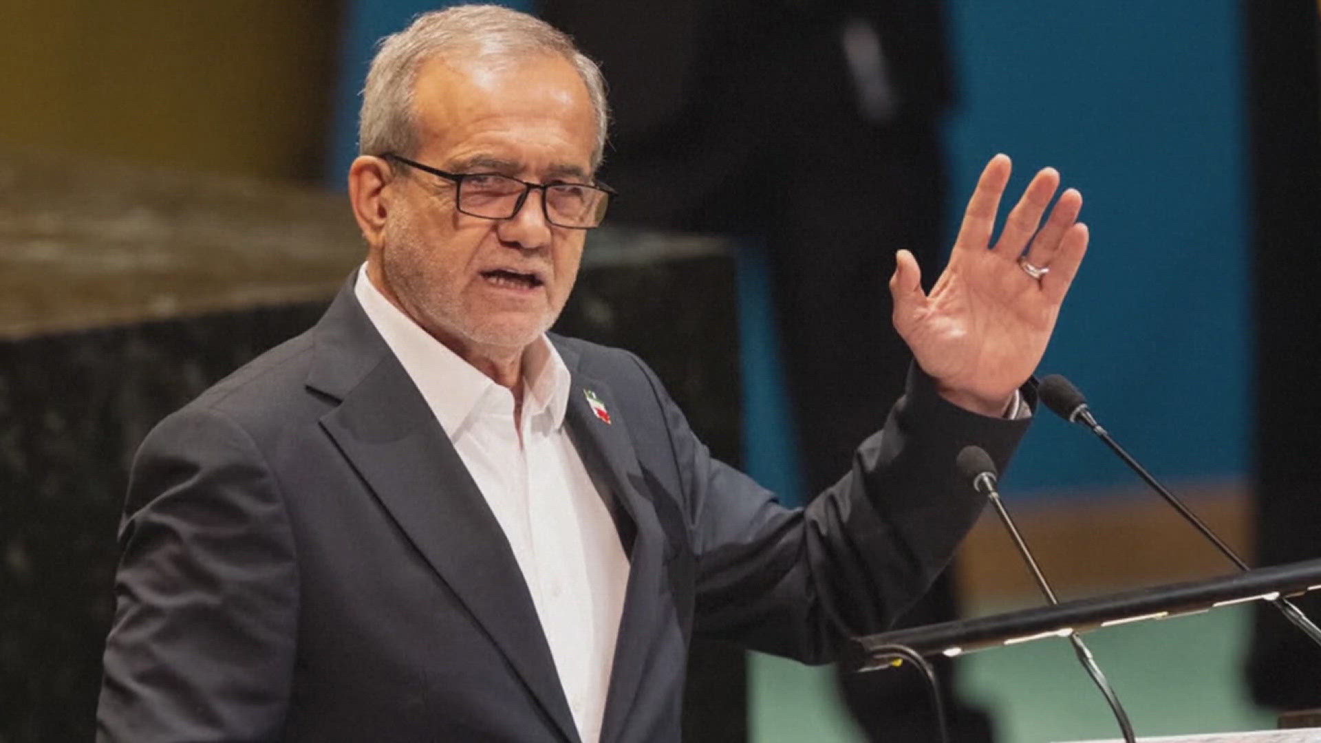 President of Iran says the US, Israel and Europe are waging a "full ...