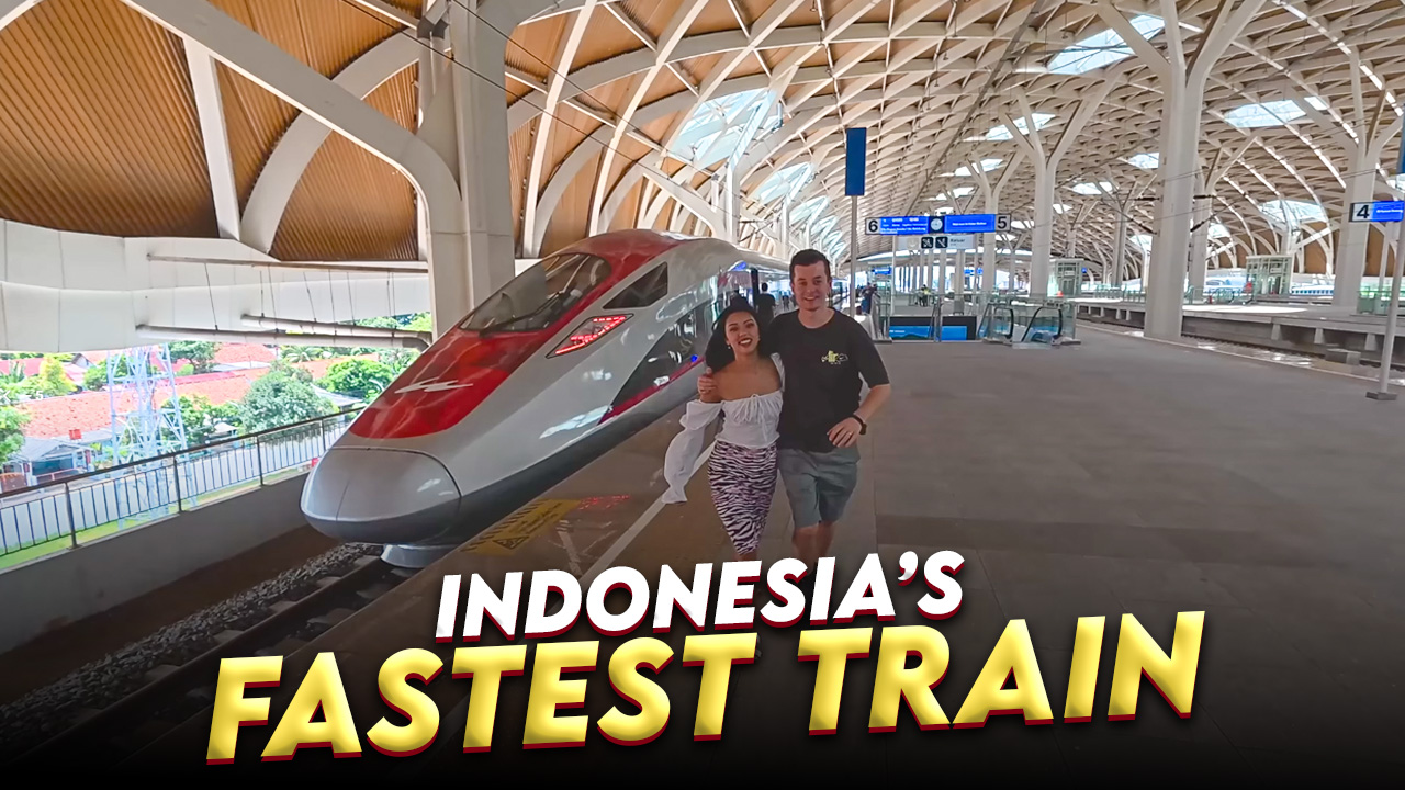 Riding Indonesia’s fastest train and experiencing first class comfort