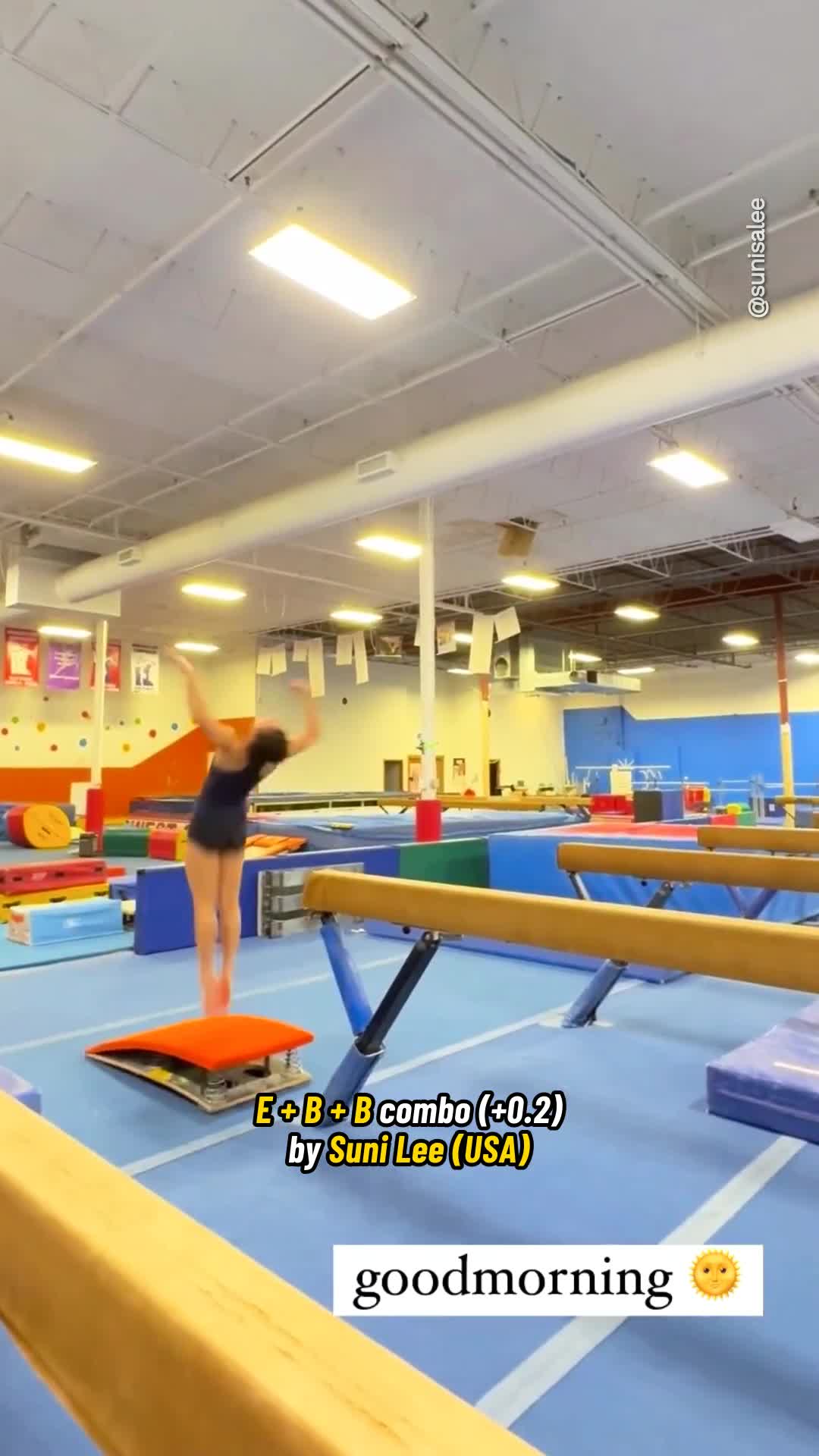 Suni Lee upgrades!⬆️