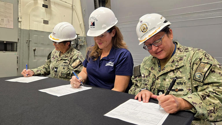 Navy’s Golden Fleet plans underway at Ingalls Shipbuilding in Pascagoula