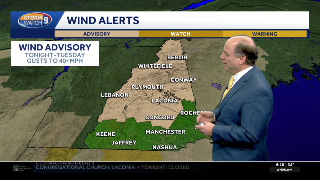 Video: Strong winds, frigid air ahead