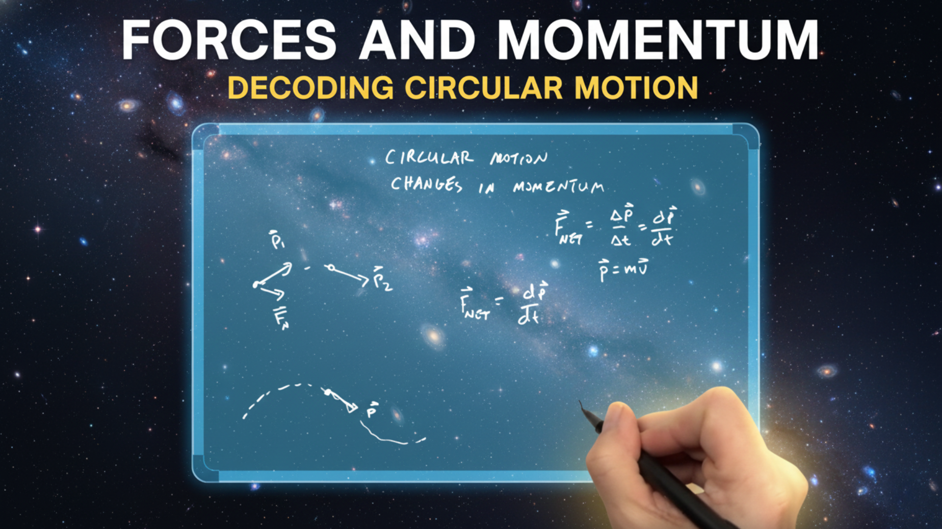 Circular motion: Forces and momentum in changing directions