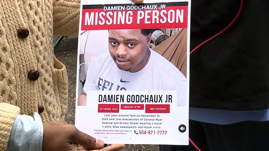 Body of missing man with special needs found in St. Bernard Parish