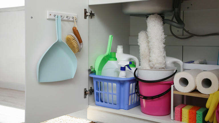 Try this Dollar Tree storage hack for deep pantry shelves you can't reach
