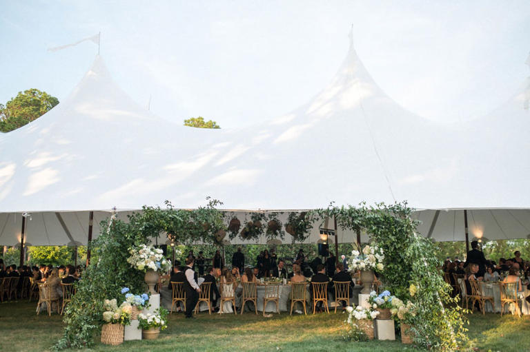 A nautical, “coastal-whimsy”-themed wedding on the Eastern Shore