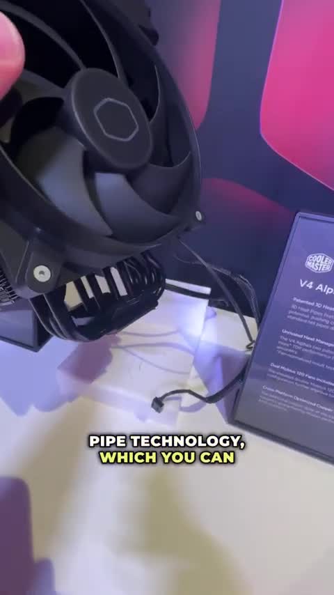 The Cooler Master V8 Ace CPU cooler at Computex 2025!