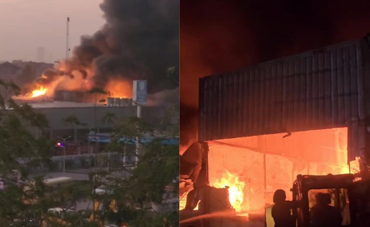 Fire breaks out at JCB workshop in Jaipur, no injuries