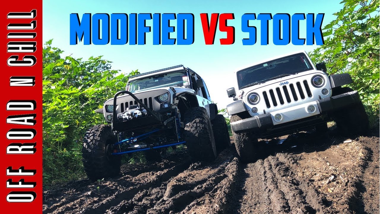 How does a stock Jeep Wrangler perform off-road?