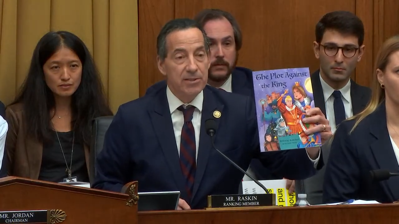 'Kash the Knight': Jamie Raskin humiliates Kash Patel, mocks him for ...