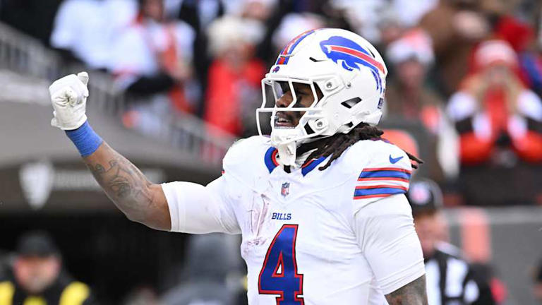 Plotting James Cook's path to claiming NFL rushing title