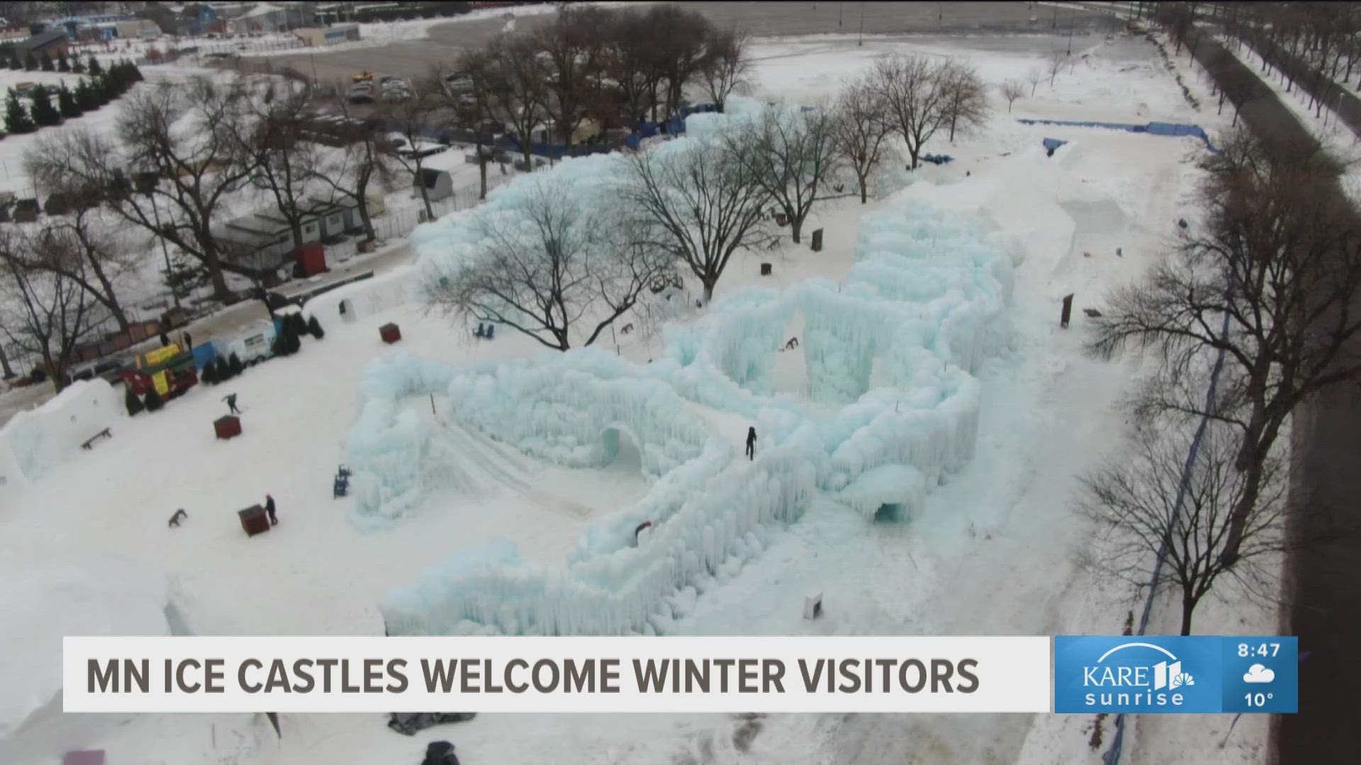 Minnesota Ice Castles open for the season