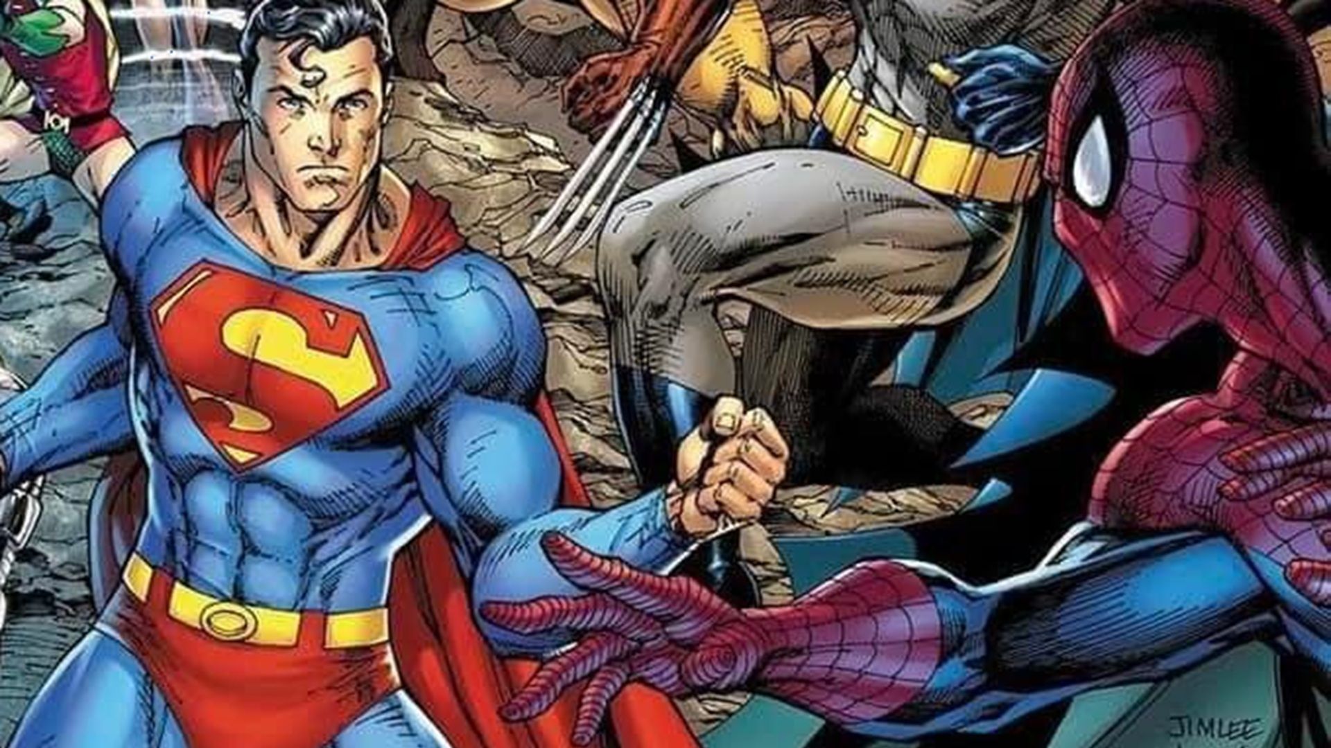 Jim Lee's Superman vs. Spider-Man cover might hide a 50-year-old Easter egg