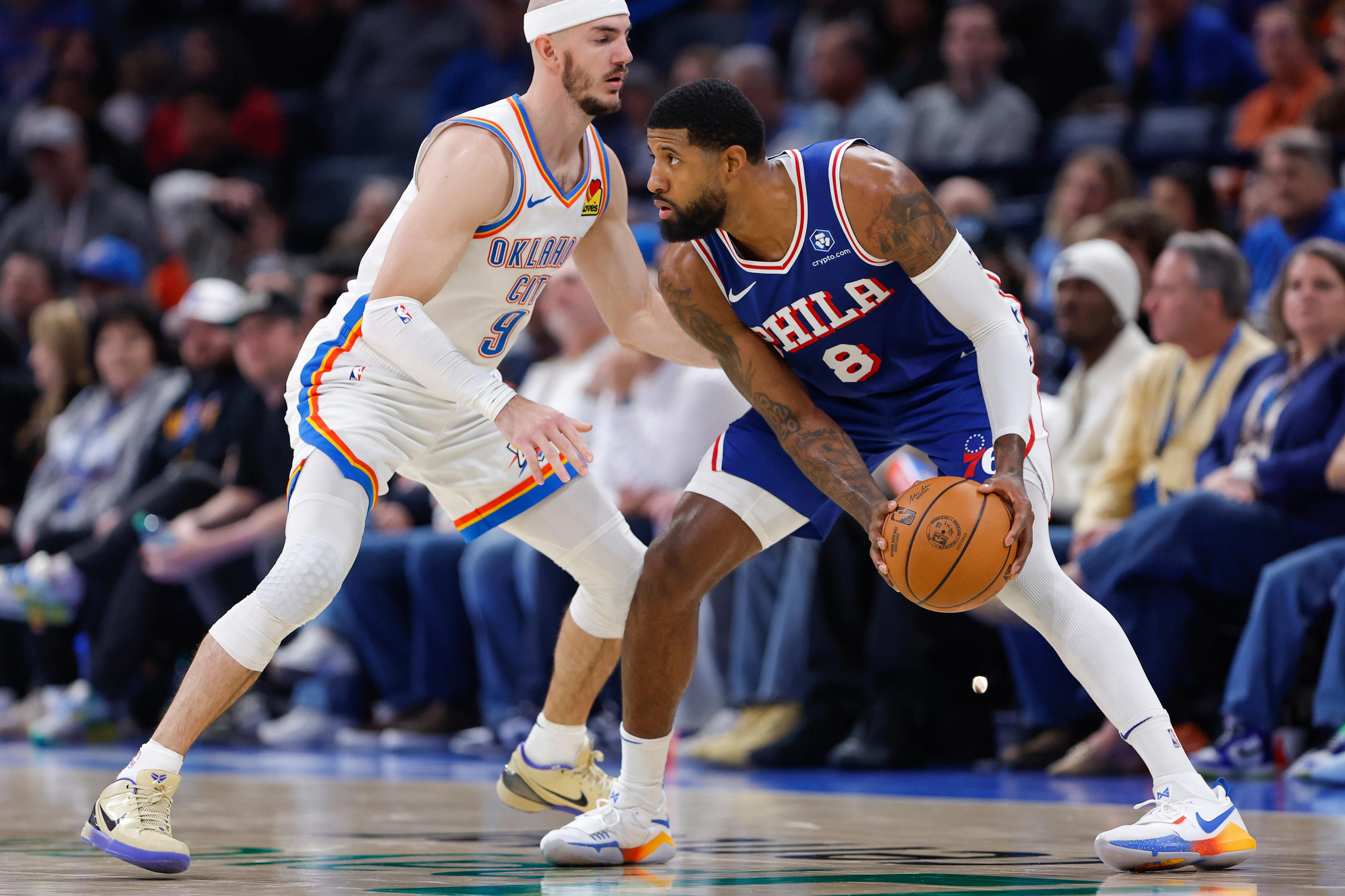 Paul George, Sixers discuss 3-game losing skid after loss to Thunder