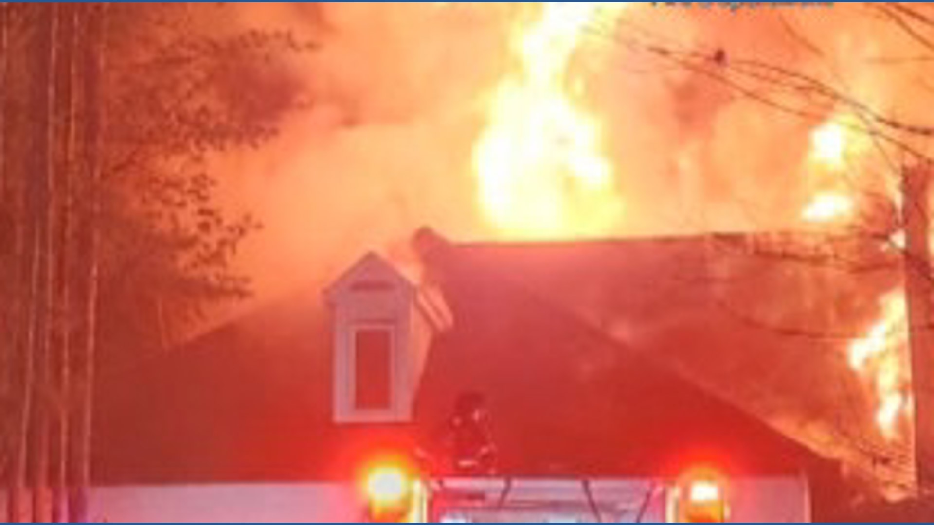 Home reportedly owned by NASCAR driver's parents bursts into flames