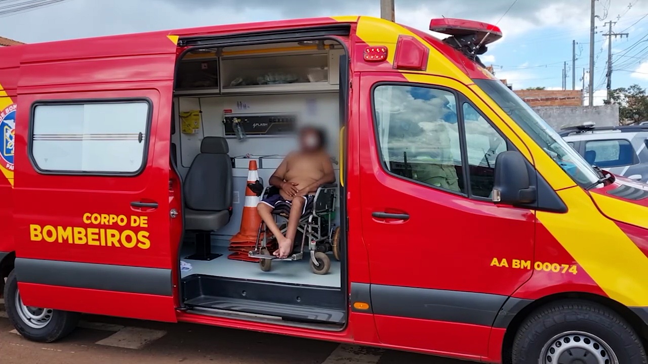 Cadeirante é esfaqueado e suspeito é preso no Riviera