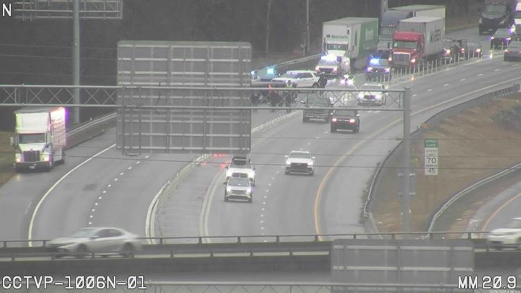 I-77 South reopens after jackknifed tractor-trailer closed lanes