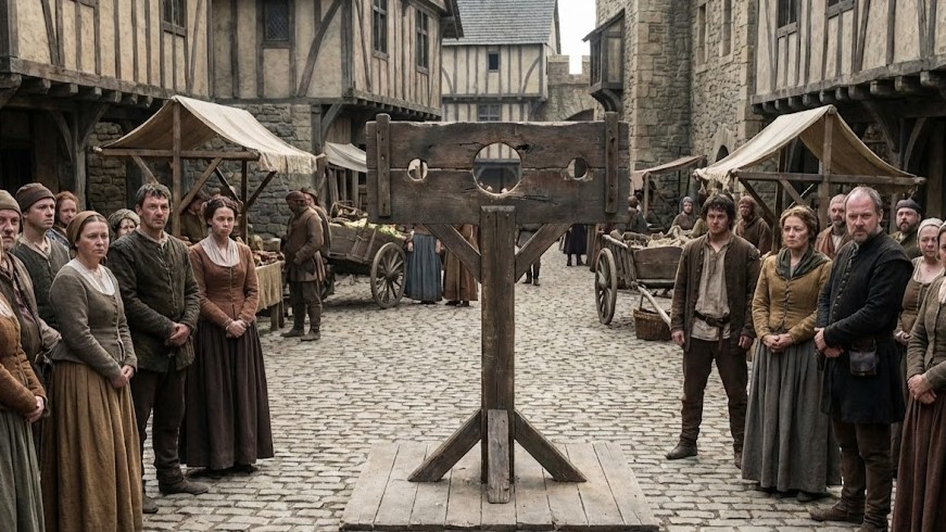 Public shame was the punishment - pain was just a bonus