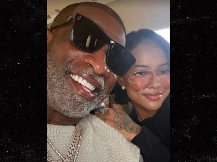 Deion Sanders cozies up with Karrueche Tran in first Instagram pic together