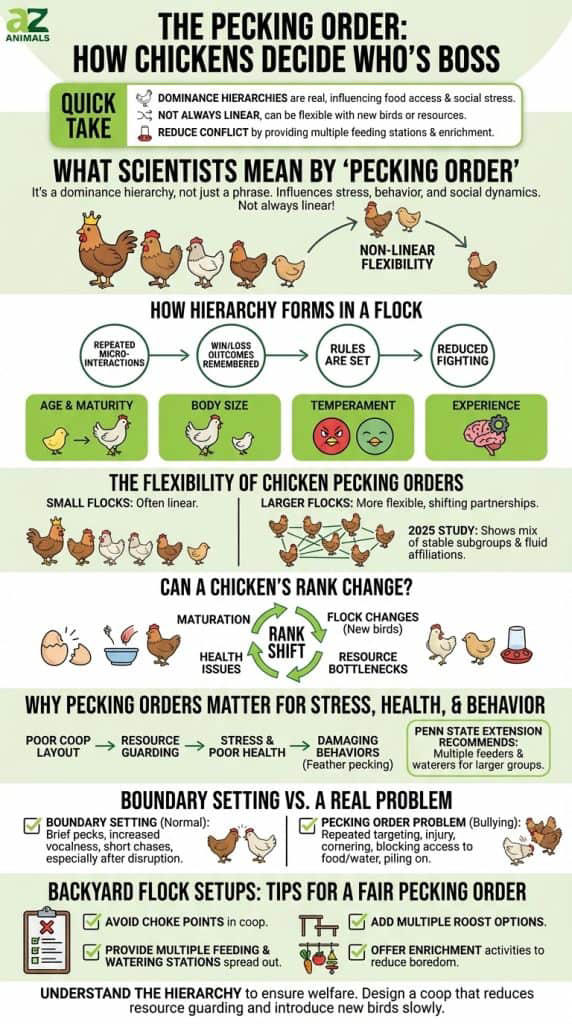 The pecking order: How chickens decide who’s boss