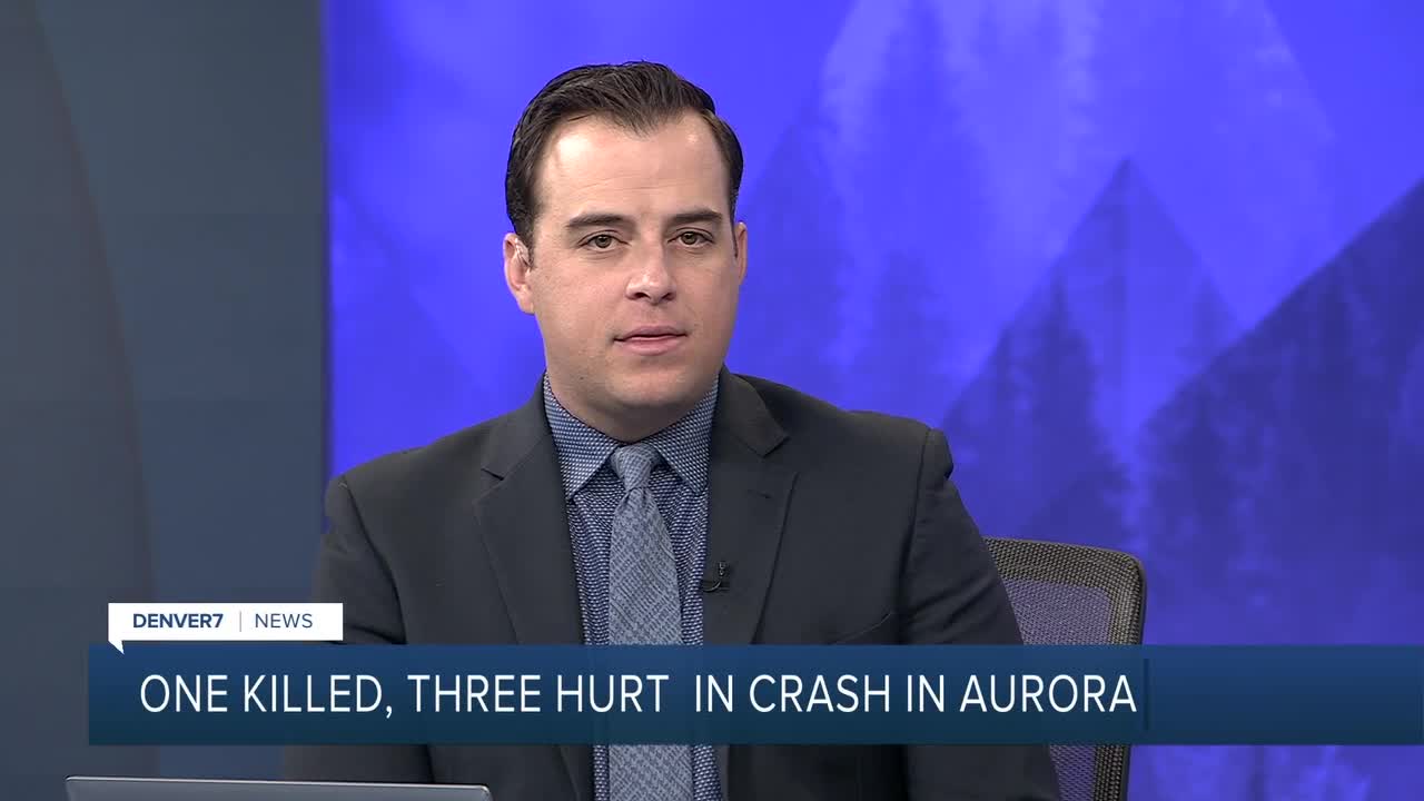 One person dies in multi-vehicle crash in Aurora on Sunday afternoon