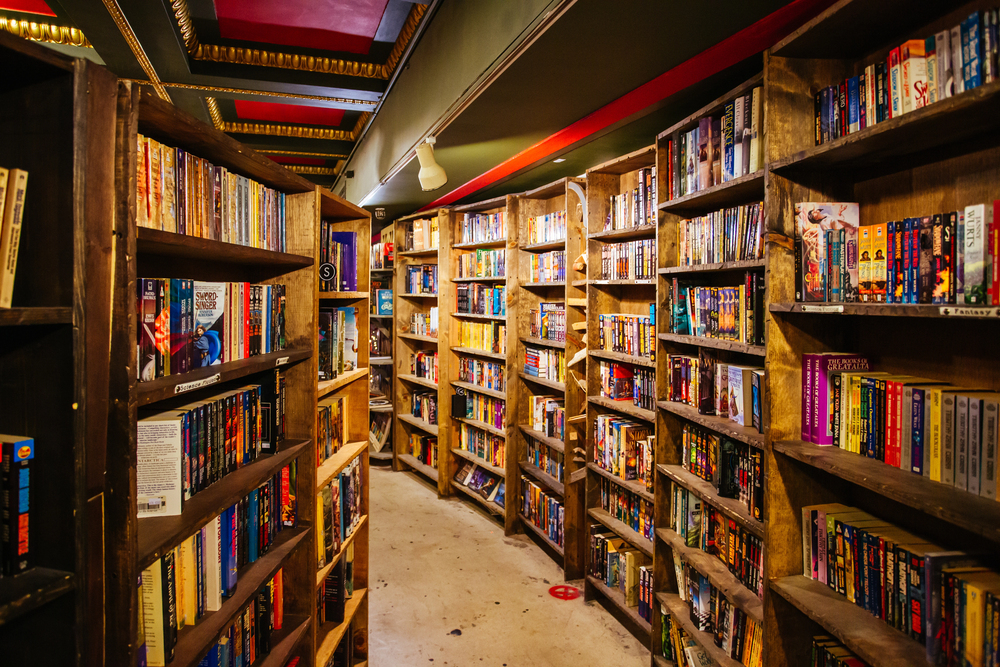 Cozy bookshops for slow browsing