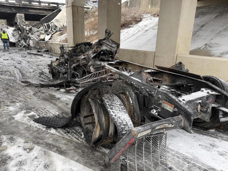 Old Allegan Road reopens at I-196 overpass days after semi-truck crash ...