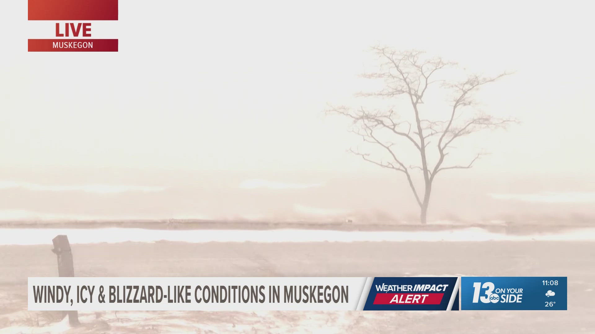 Winter storm causes 20+ foot waves on the lakeshore