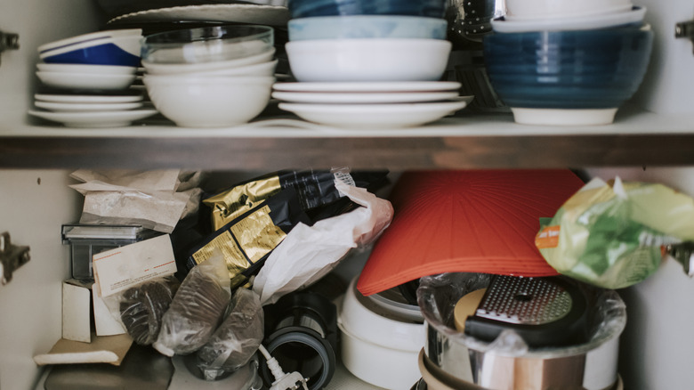 Try this Dollar Tree storage hack for deep pantry shelves you can't reach