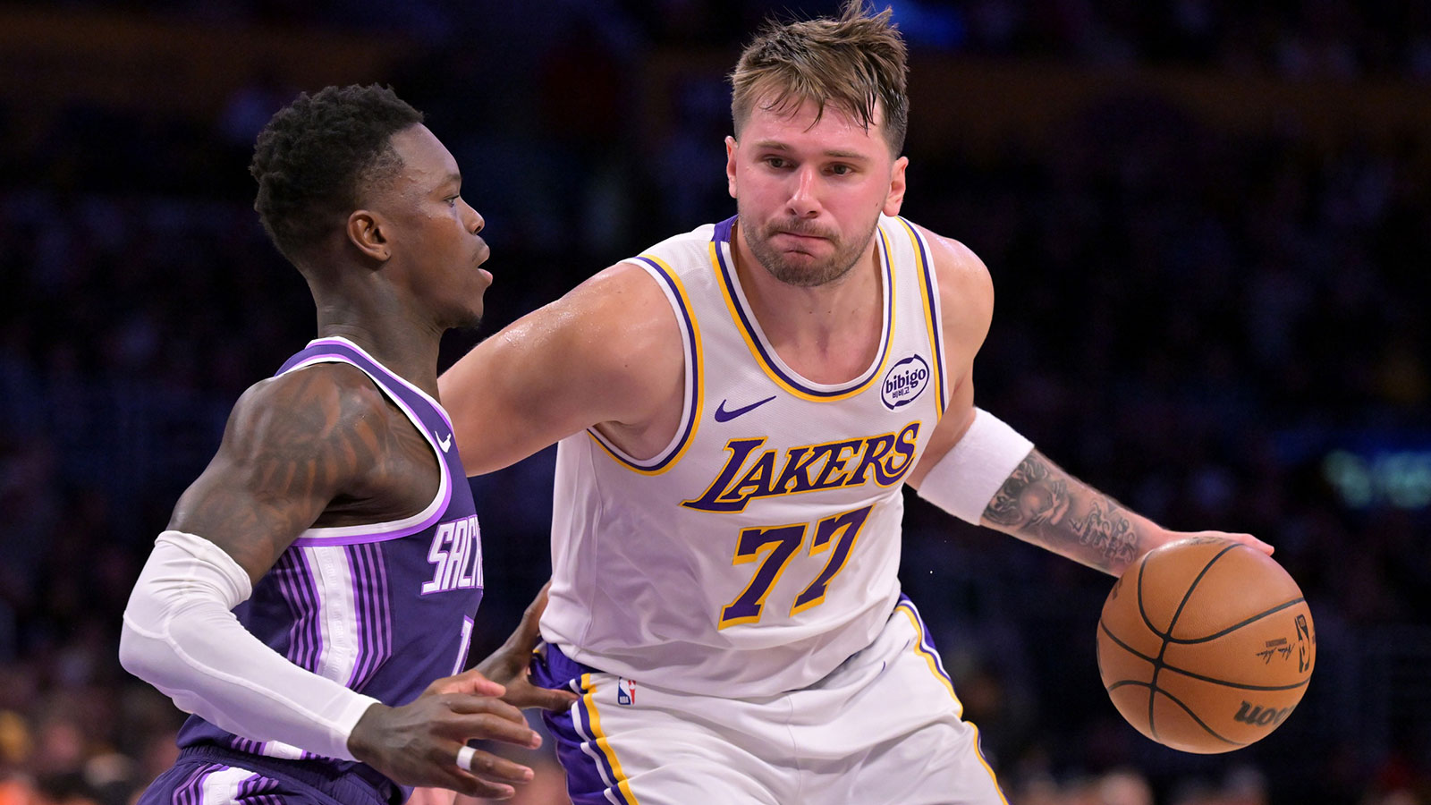 Lakers’ Luka Doncic puts Dennis Schroder in place with troll move