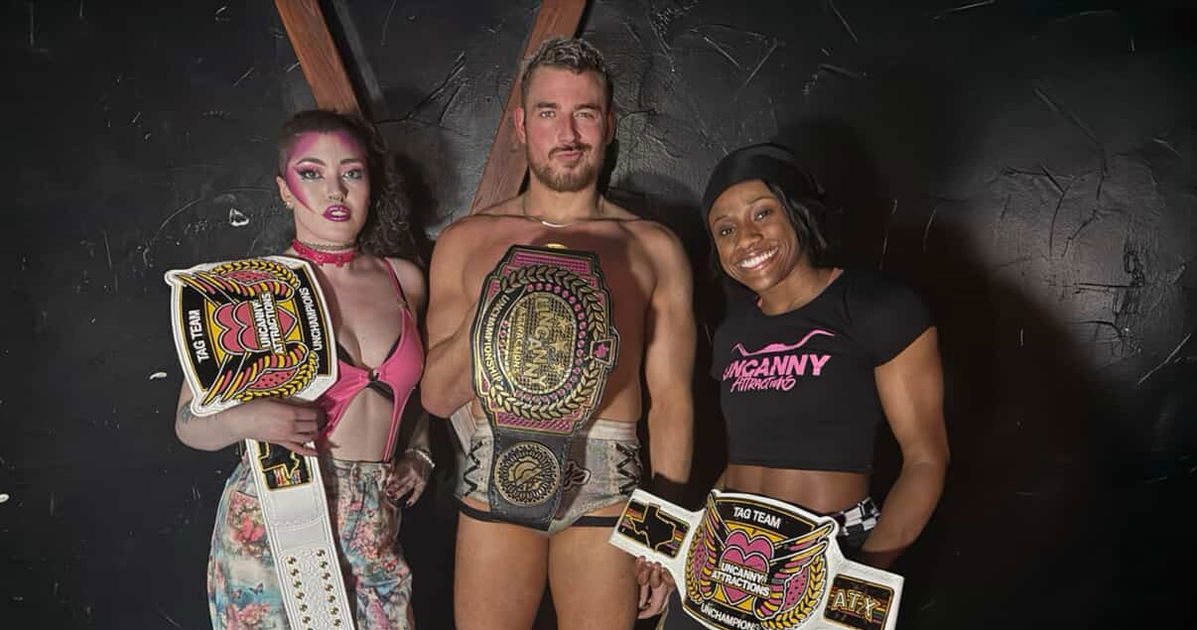 New LGBTQ wrestling champions crowned at Uncanny Attractions’ ‘Winter Ball’