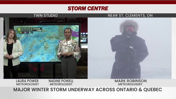 Thundersnow and blizzard-like conditions hit Ontario
