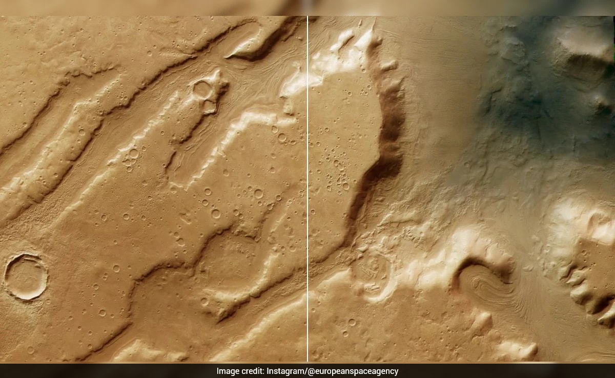 European Space Agency shares details of Martian ice age