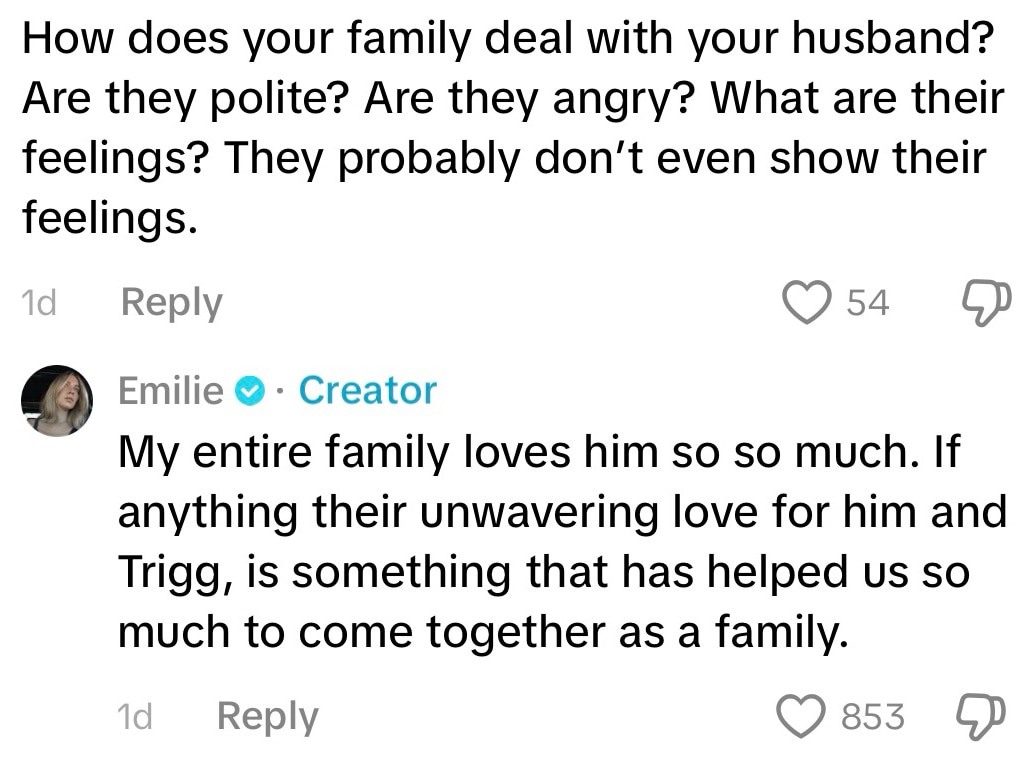 How Emilie Kiser’s family feels about husband Brady after son’s death