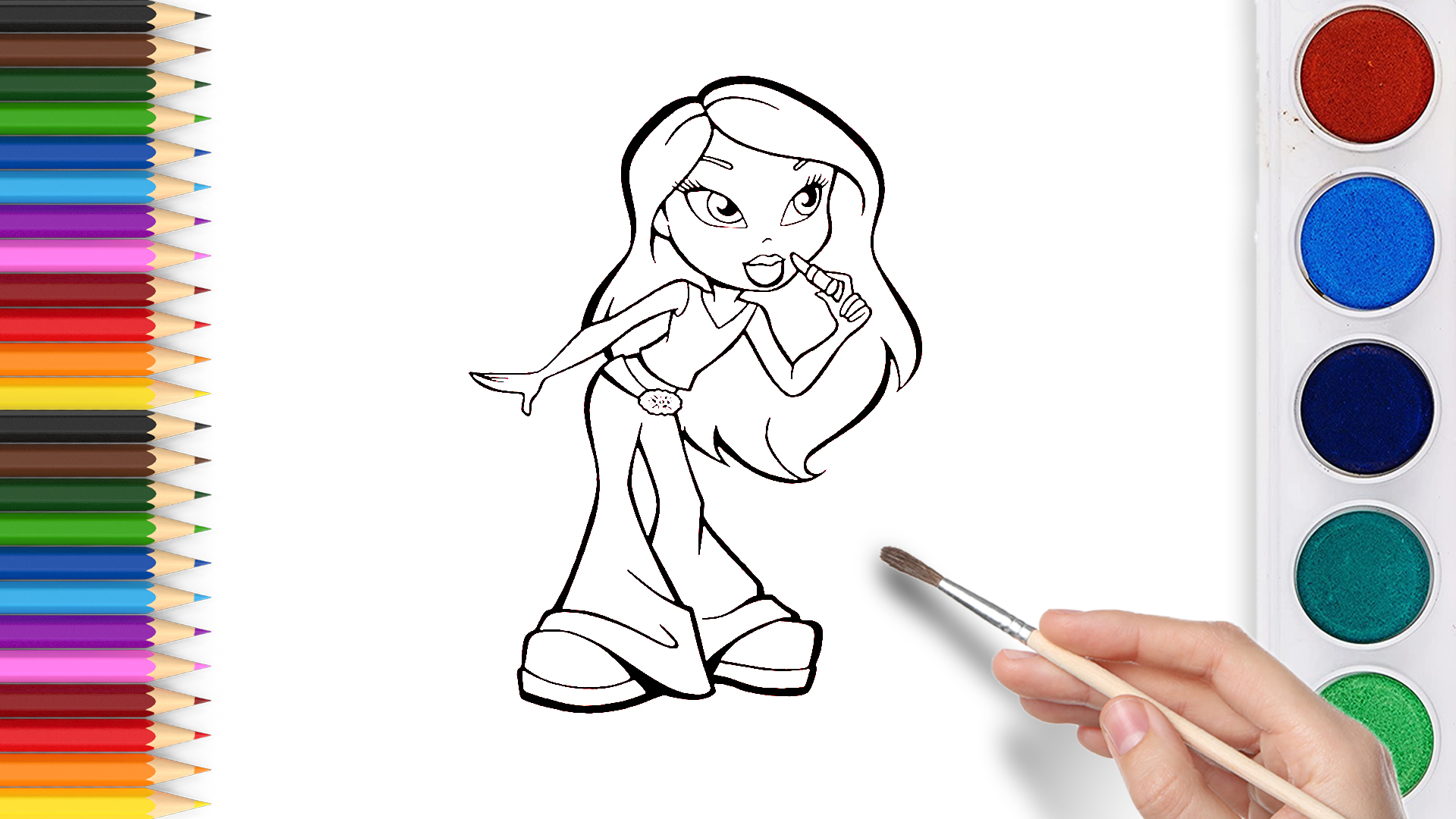 Bratz painting techniques to have fun