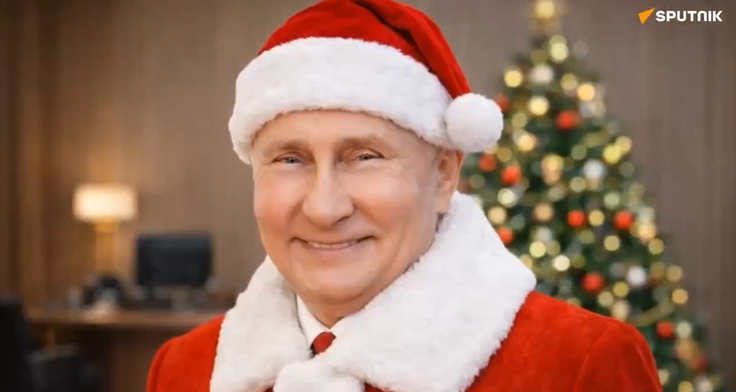 Von Russland veröffentlicht: Verstörendes Weihnachts-Video mit Putin