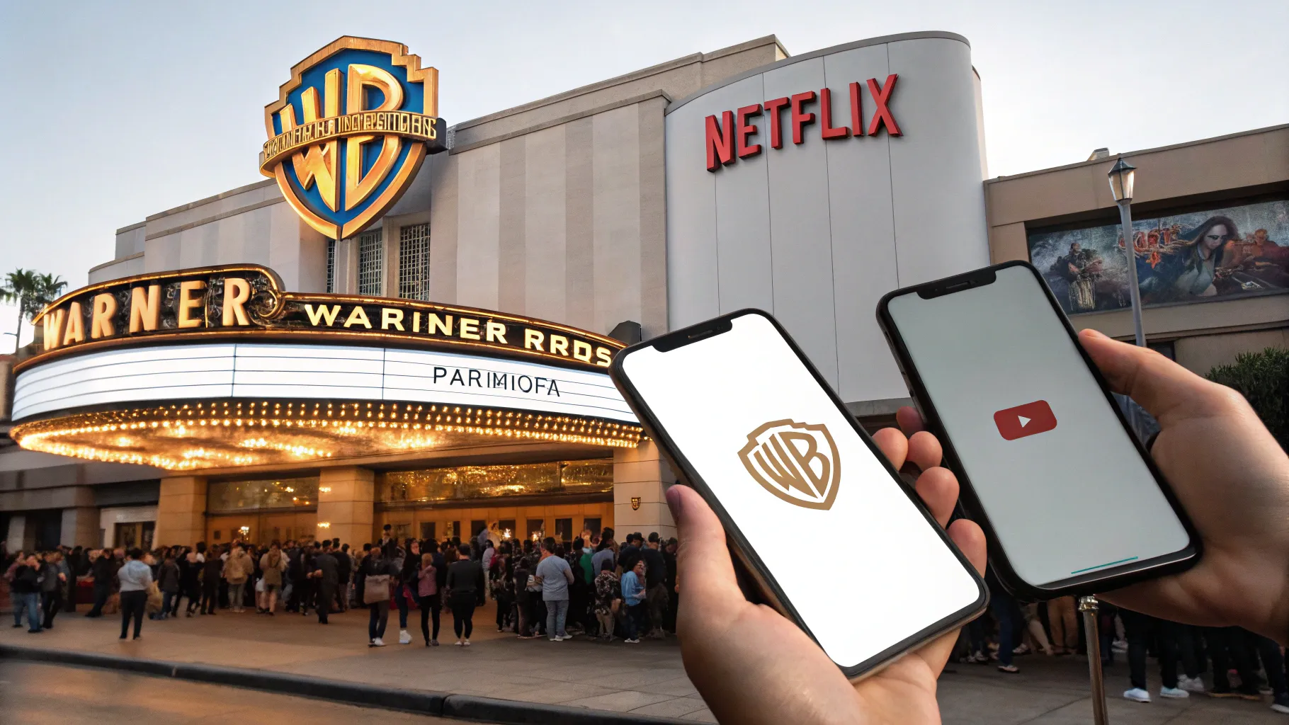 Warner Bros sale draws Netflix, Paramount
