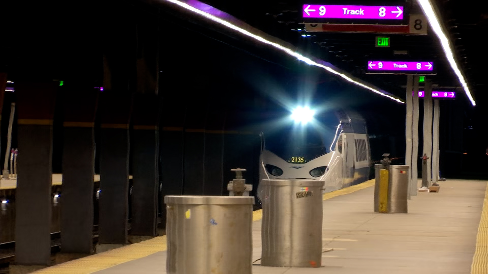 Commuter rail fare gates open at South Station on Tuesday