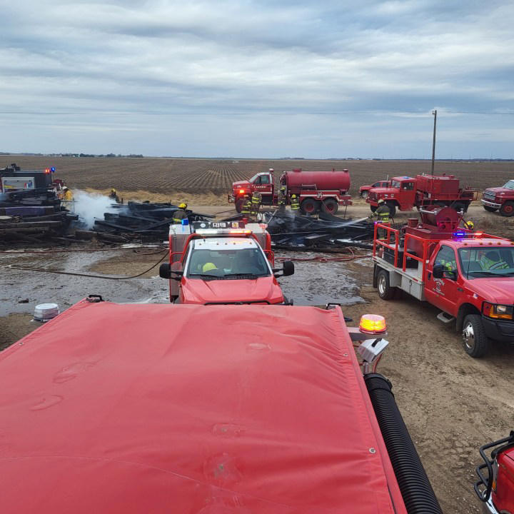 Multiple crews respond to Kansas railroad tie fire