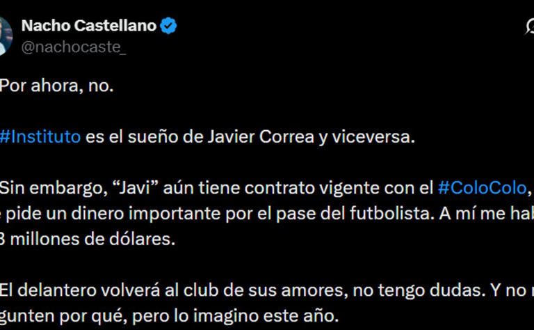 No se va tan fácil: Colo Colo se interpone con alto precio al sueño de ...