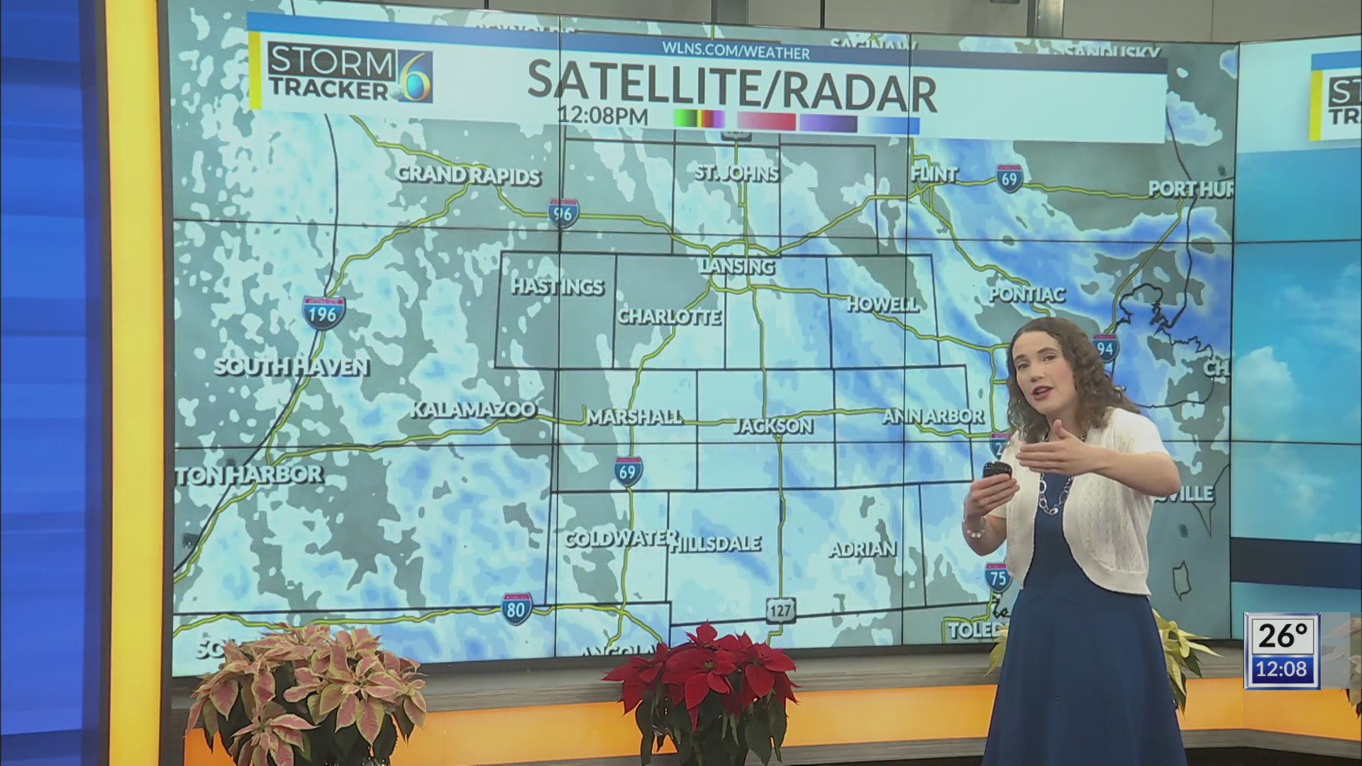 Blowing snow will reduce visibility today